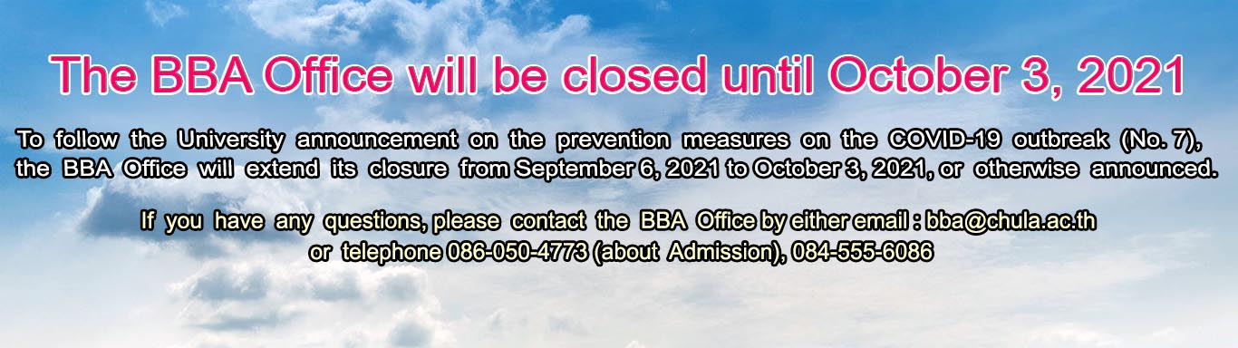BBA-Int'l Chulalongkorn University